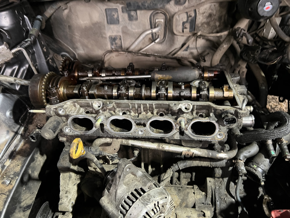 Почти капиталка двигателя. — Toyota Corolla (140/150), 1,4 л, 2008 года ...