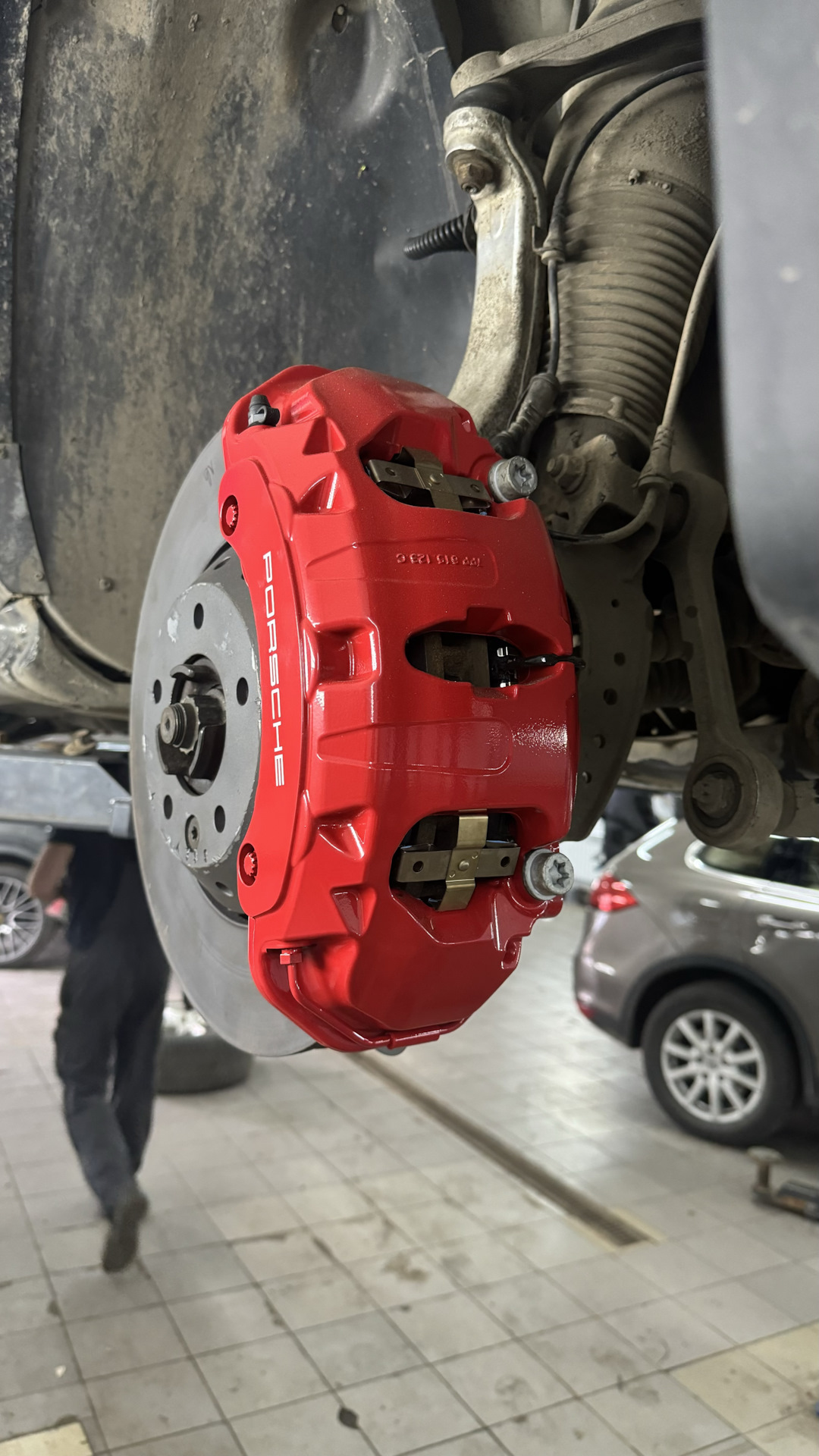 Тормоза Cayenne 958 турбо на Cayenne 957 — Porsche Cayenne (1G) 955/957 ...