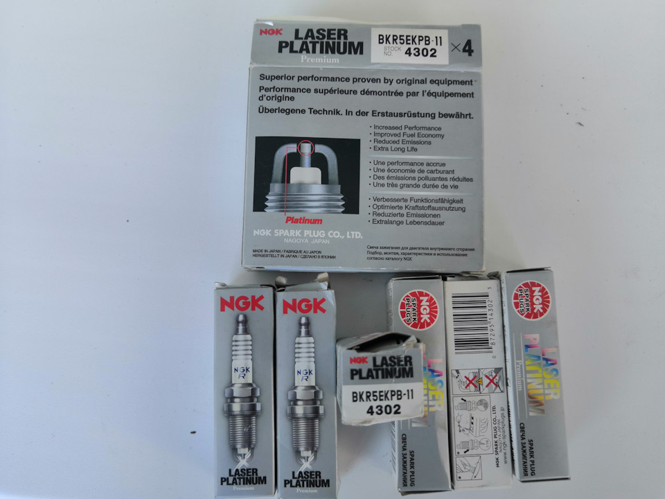 Замена свечей c NGK BKR5EKPB11 на Denso PK16TR11 — Toyota Chaser (100 ...