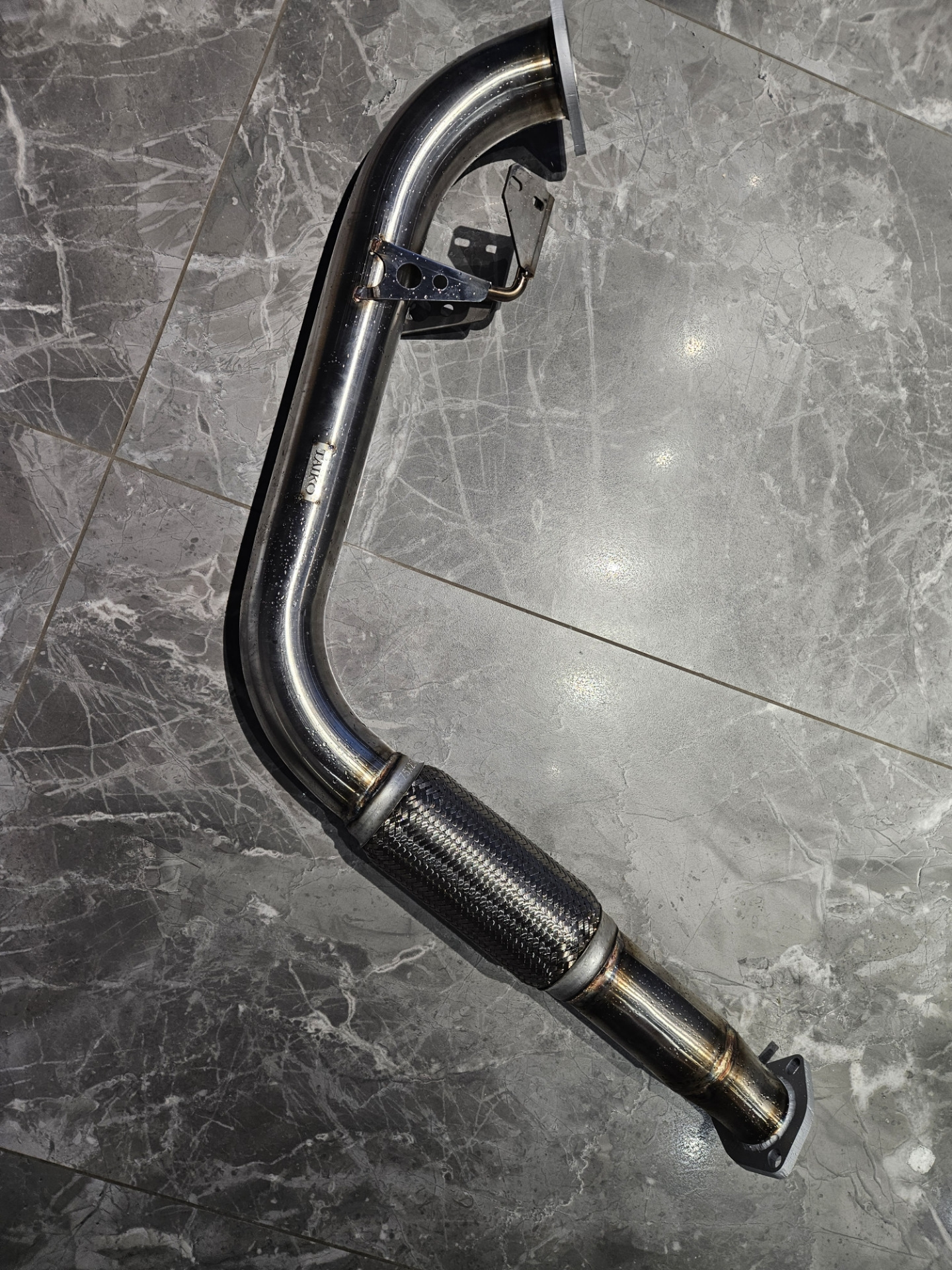 Downpipe 3inch (76мм) — Toyota Land Cruiser 80, 4,2 л, 1994 года ...