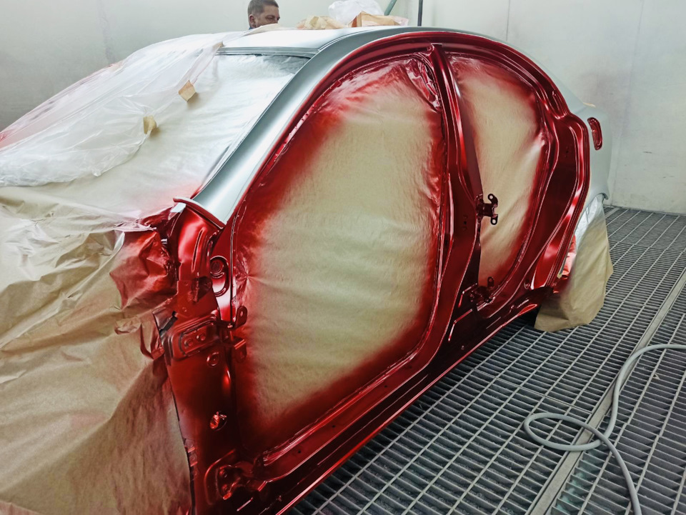 34. Покраска ultra red candy — Lexus IS II, 2,5 л, 2008 года | тюнинг ...