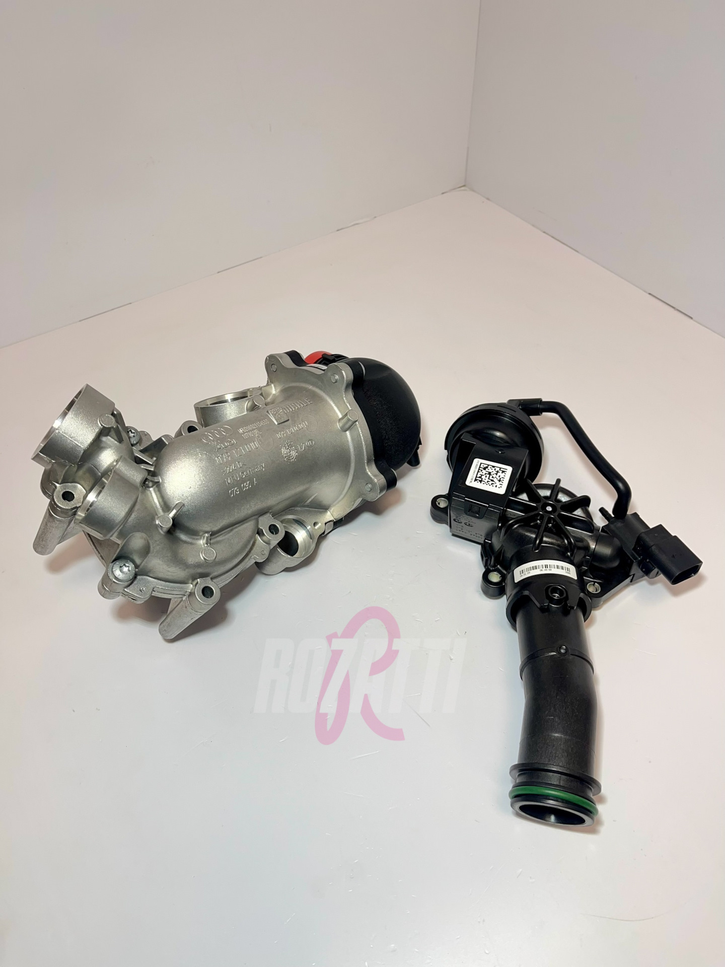 Насос ОЖ и термопневматический клапан для Audi A8 — Rozatti на DRIVE2