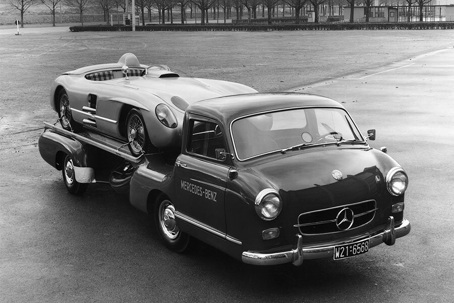 Mercedes-Benz Blue Wonder 1955 — DRIVE2