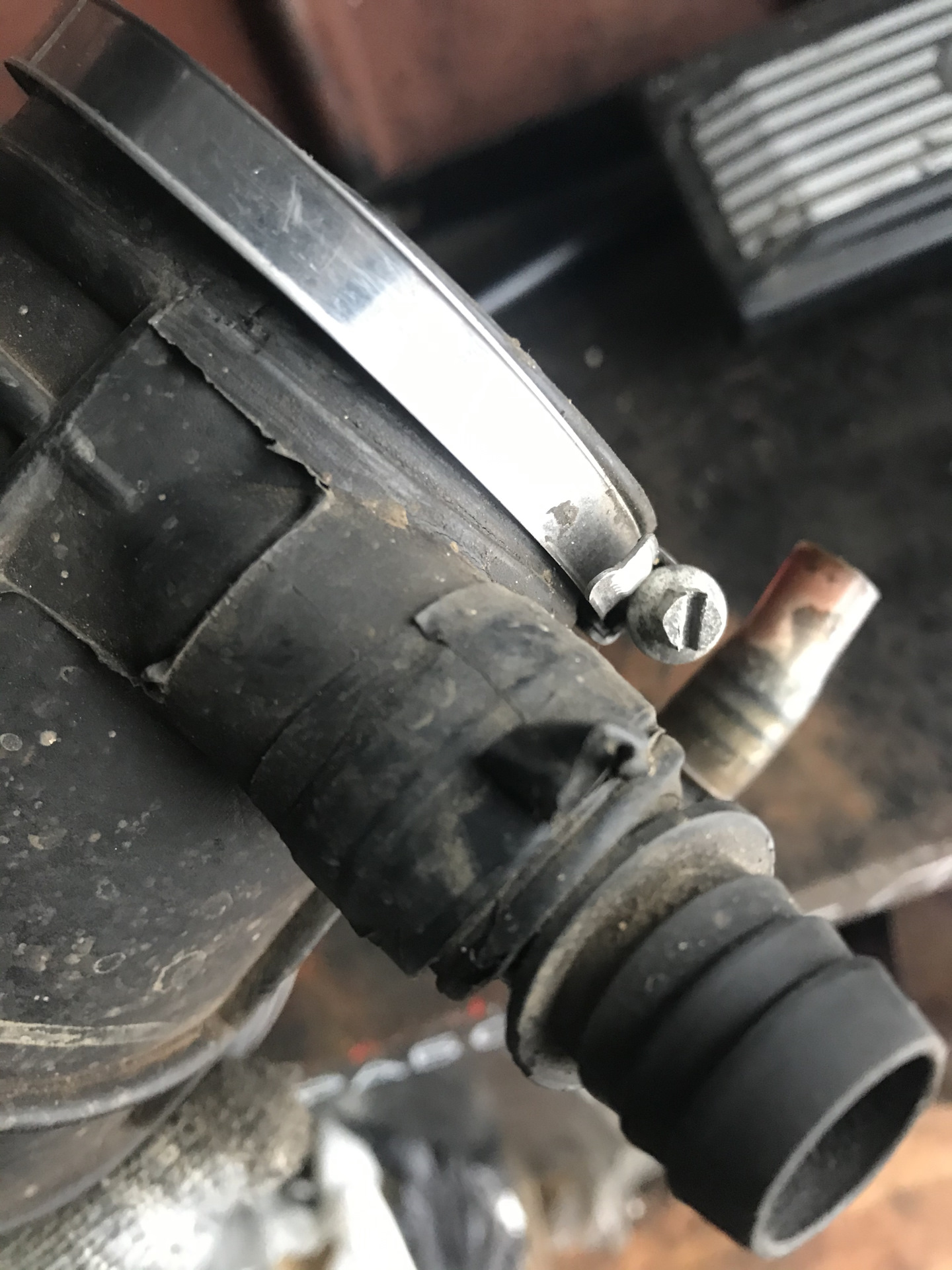 Ревизия впуска ч.1 — BMW 5 series (E34), 2,5 л, 1995 года | плановое ТО ...