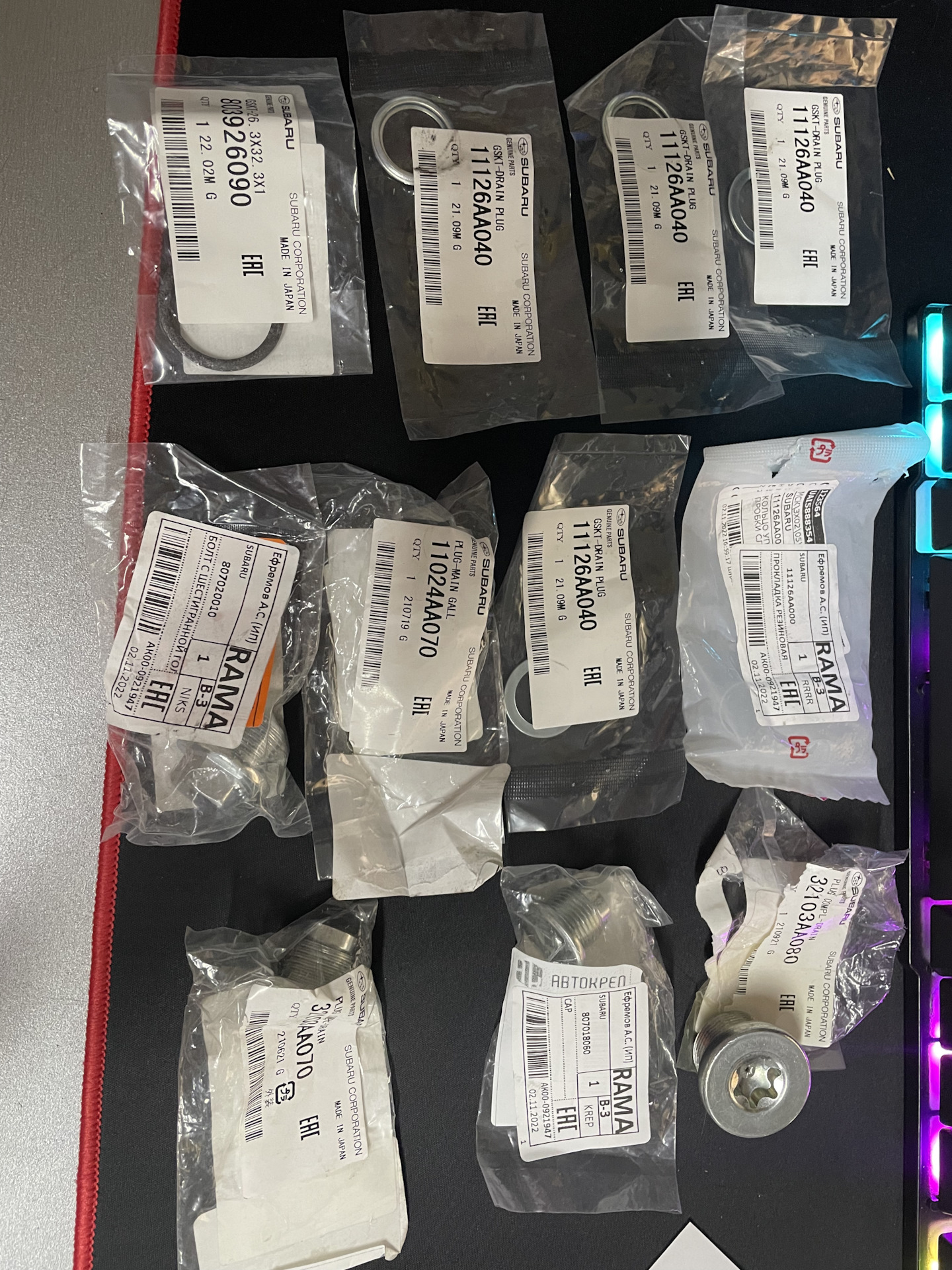 Мелкие радости — Subaru Legacy (BL/BP), 2 л, 2004 года | запчасти | DRIVE2