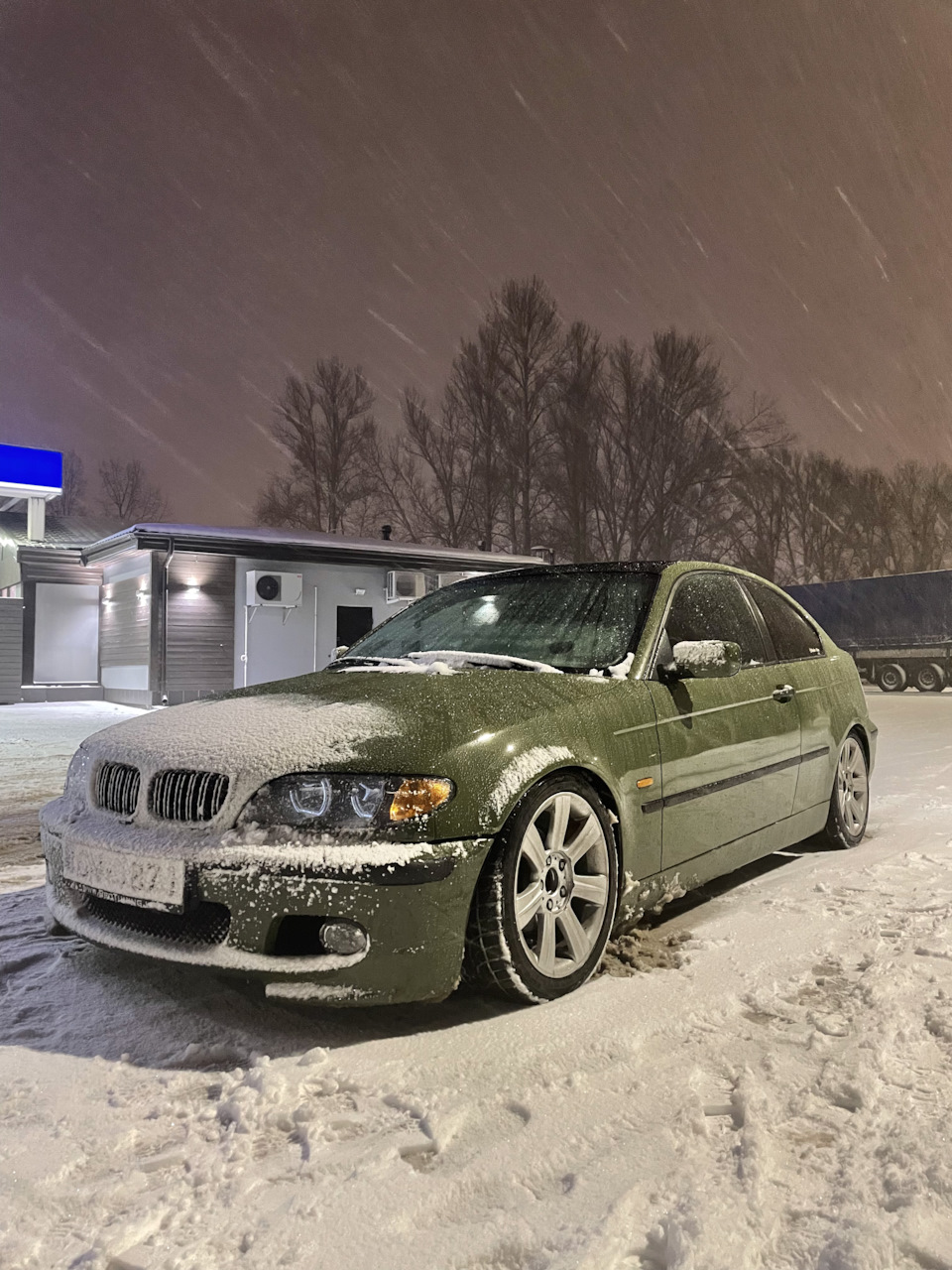 Winter e46 compact front swap — BMW 3 series Compact (E46/5), 1,8 л ...