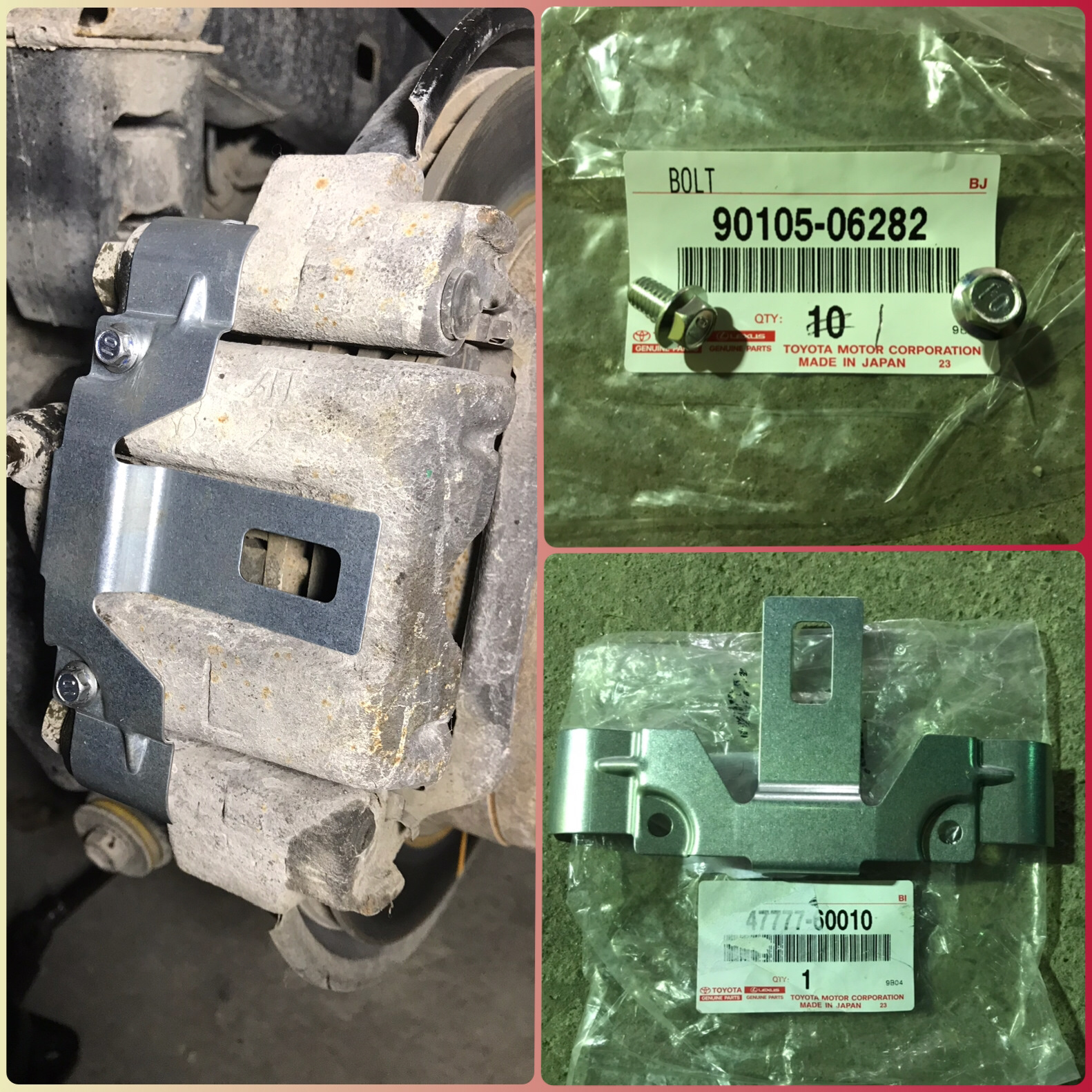 Шприцевание, замена колодок — Toyota Land Cruiser Prado 90-series, 3 л ...