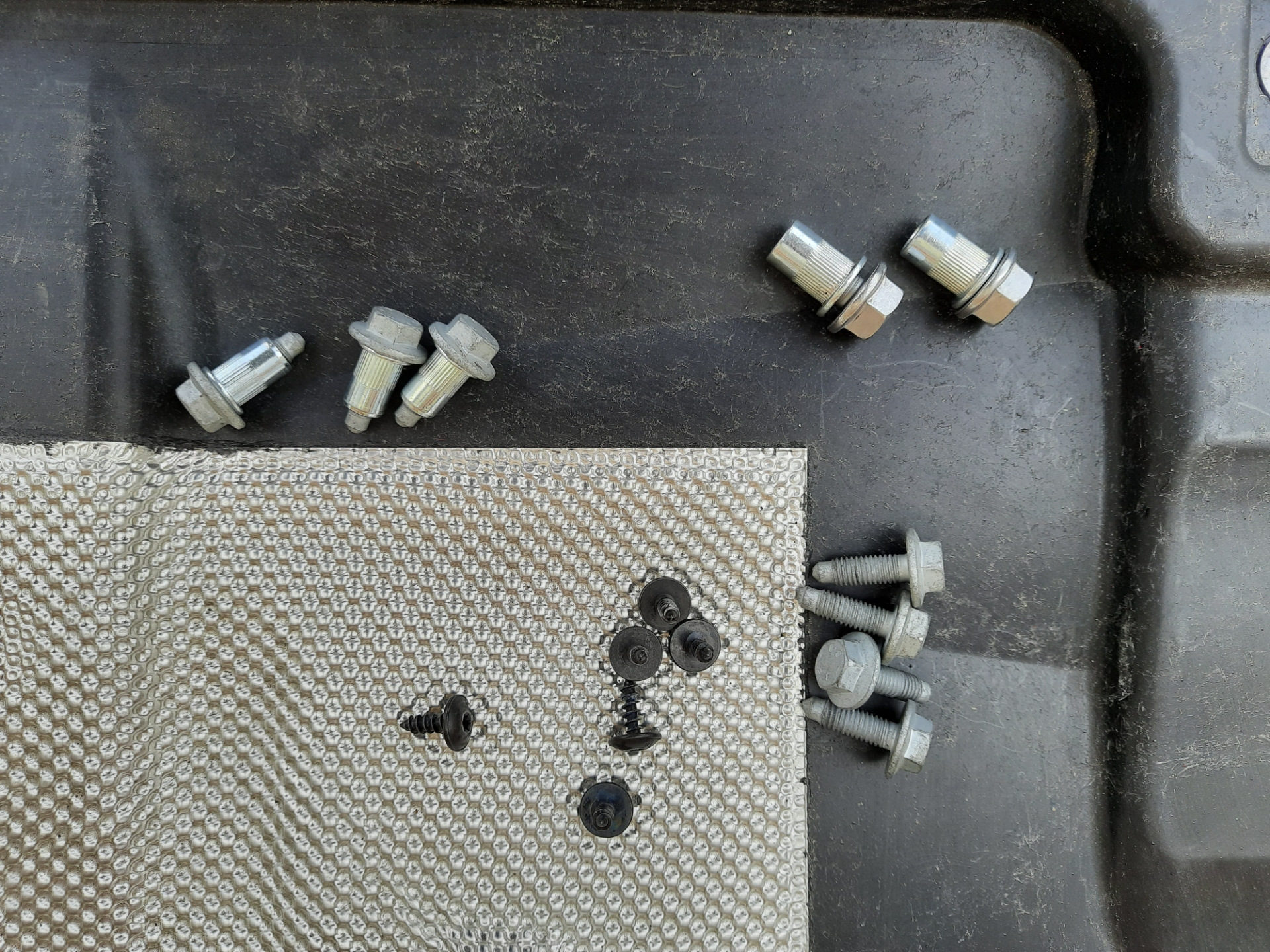 Композитная защита двигателя (комплект) — Volkswagen Polo Sedan, 1,4 л ...