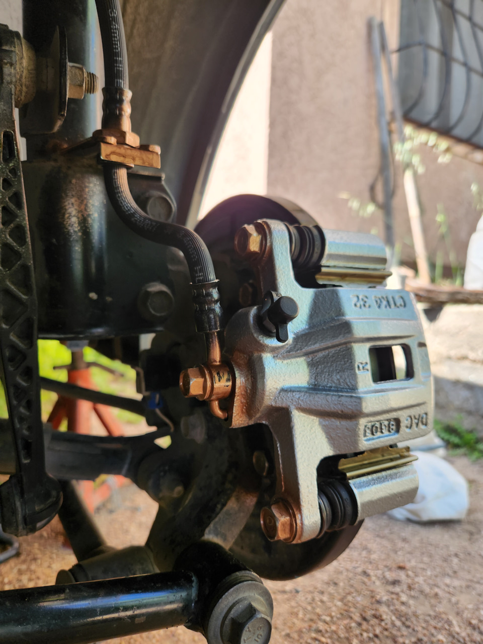 Задние тормоза, полное ТО — Chevrolet Lacetti Sedan, 1,8 л, 2008 года ...