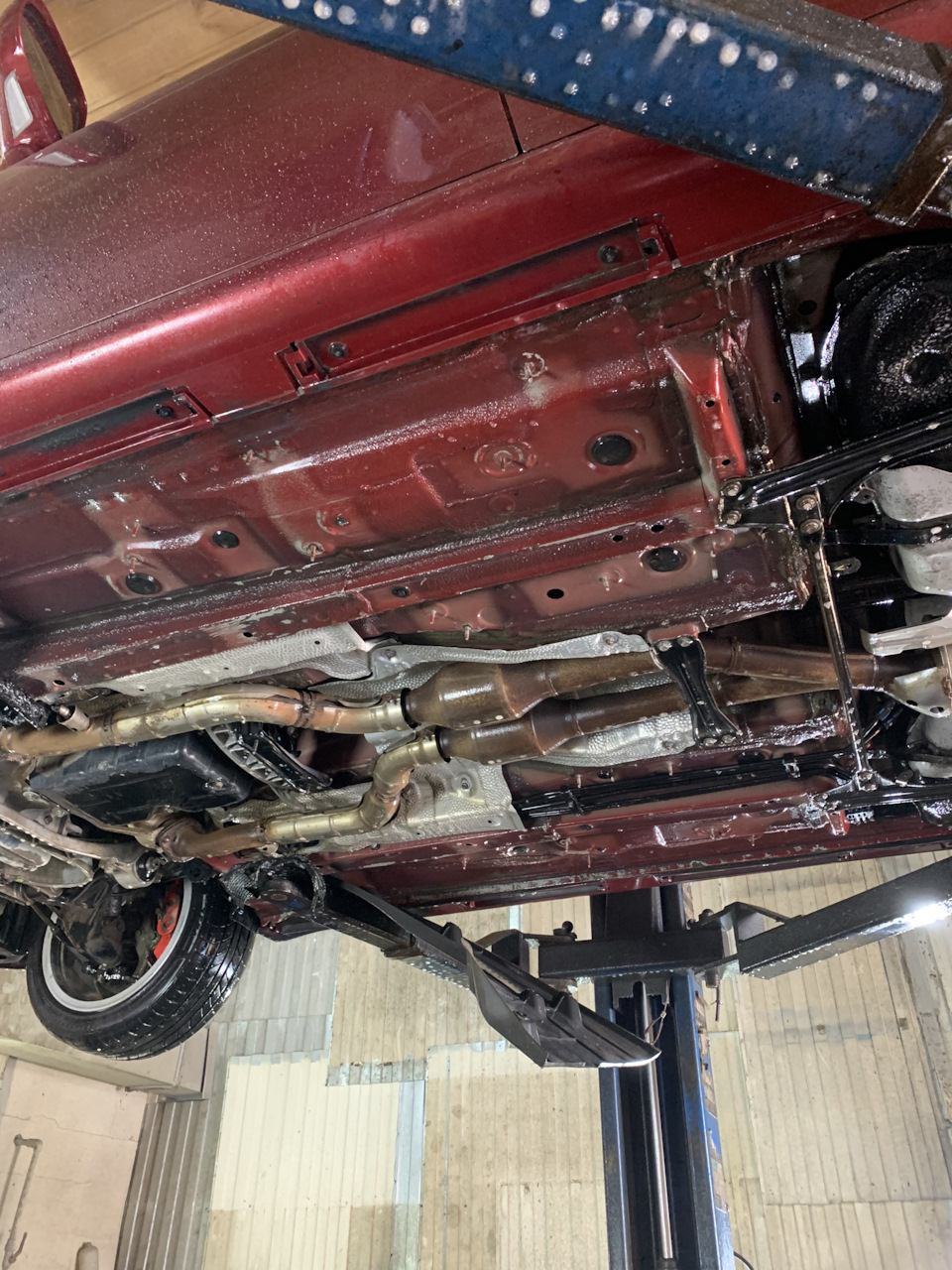 Замена масла и возврат утерянной заглушки днища — Lexus IS II, 2,5 л ...