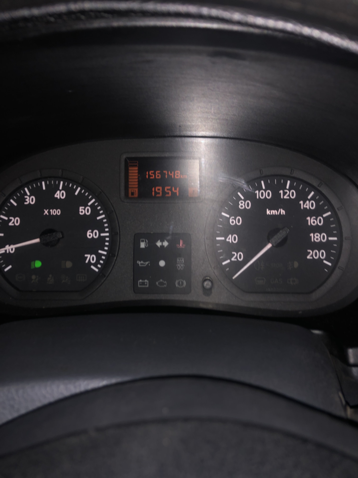 Индикатор температуры Логан 1 — Renault Logan (1G), 1,6 л, 2009 года ...