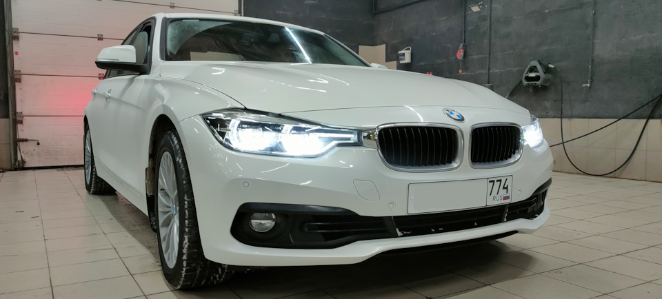 Вставки в бампер на манер Luxury Line — BMW 3 series (F30), 2 л, 2017 ...