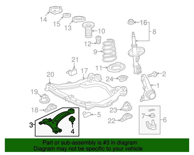4806948070 Рычаг подвески TOYOTA LEXUS | Запчасти на DRIVE2
