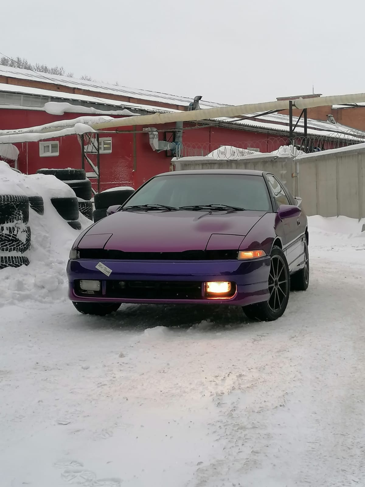 Первый запуск/Первый выезд. — Chrysler Eagle Talon (1G), 2 л, 1991 года ...