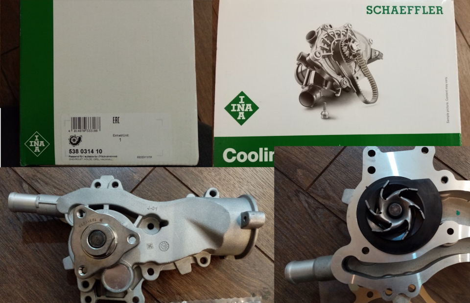 Замена цепи ГРМ, помпы INA и термостат MAHLE — Opel Astra J GTC, 1,4 л ...