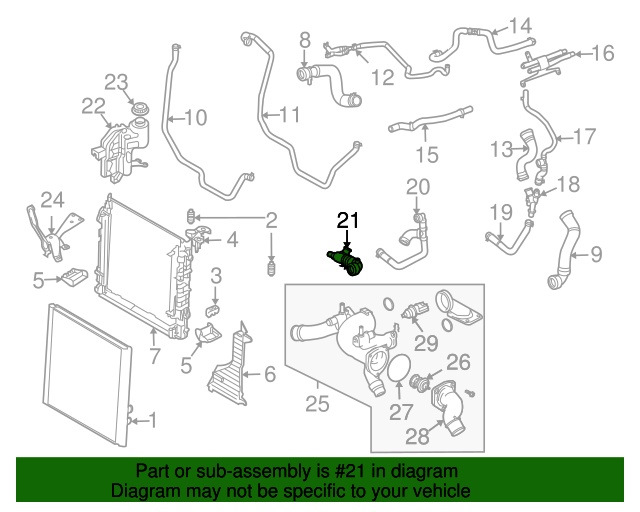 PCH501310 Шланг радиатора Jaguar Land Rover | Запчасти на DRIVE2