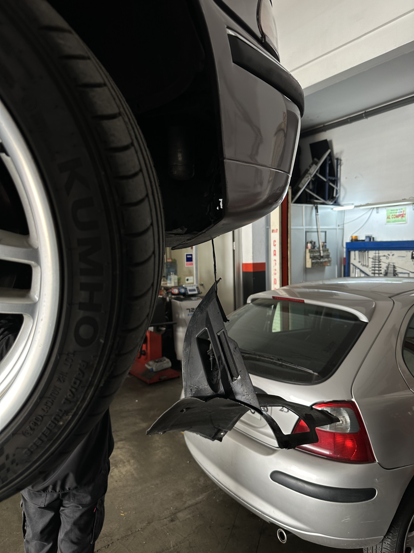 Ремонт трассы фароомывателя — BMW 5 series (E39), 3 л, 1999 года ...