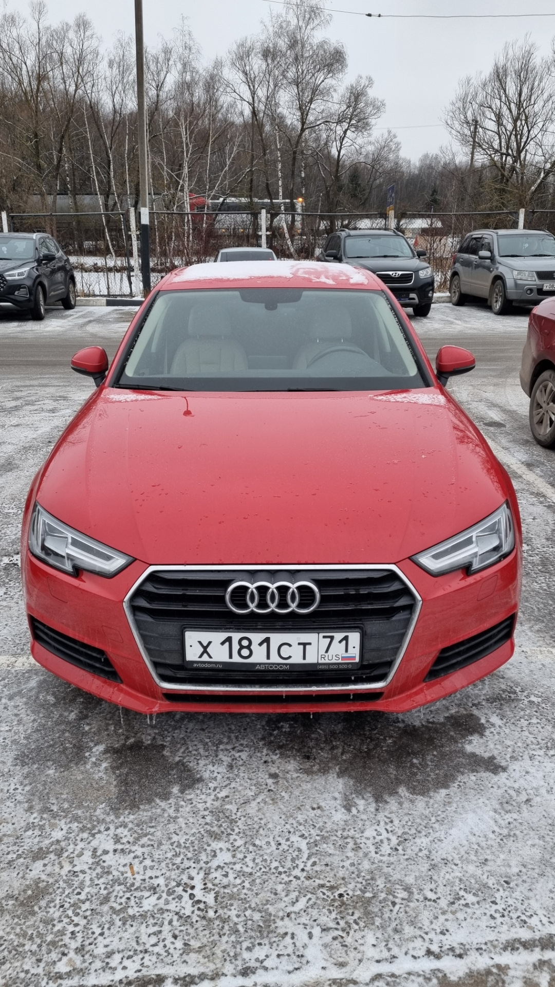 Постановка на учет и ТО — Audi A4 (B9), 1,4 л, 2017 года | плановое ТО ...