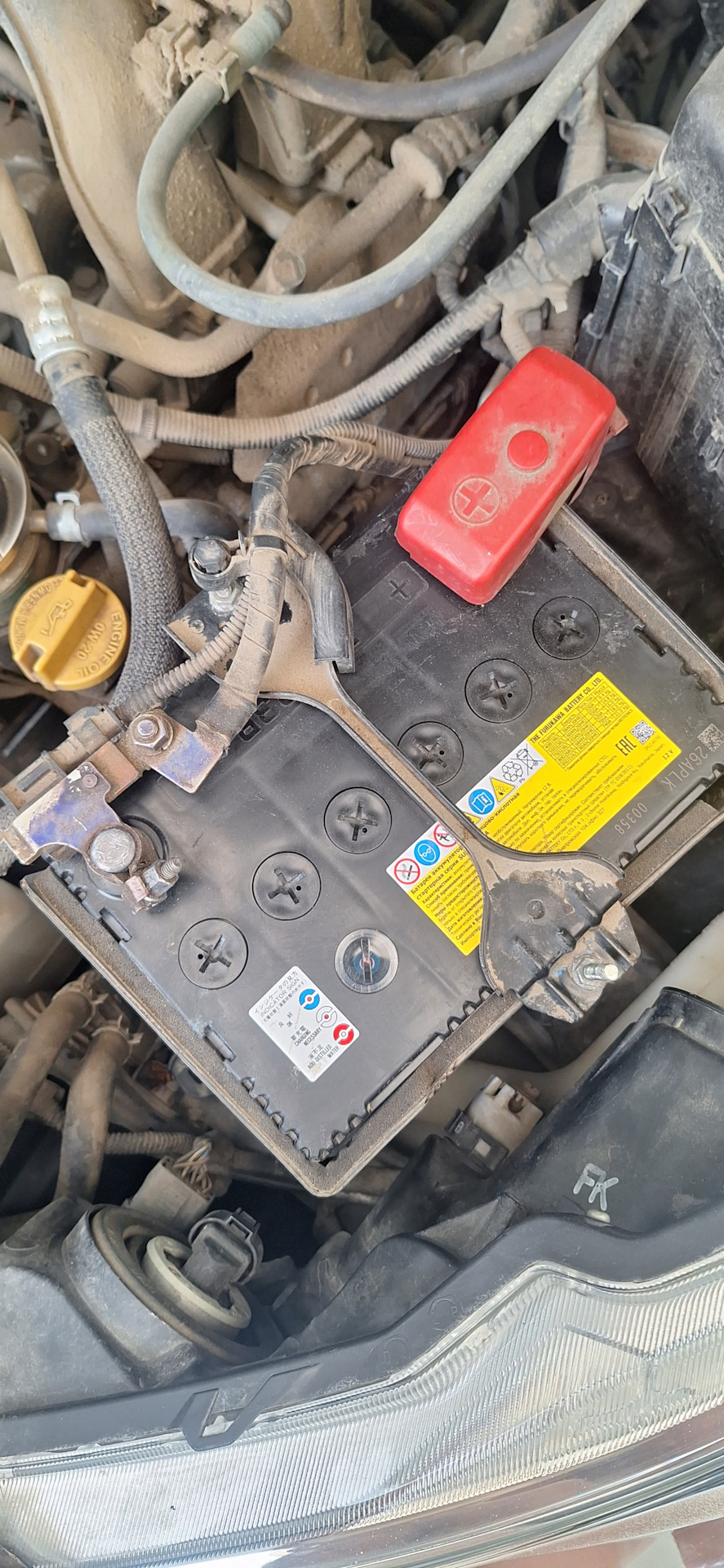 Заменил аккумулятор на FB 75D23R — Subaru Outback (BS), 2,5 л, 2017 ...