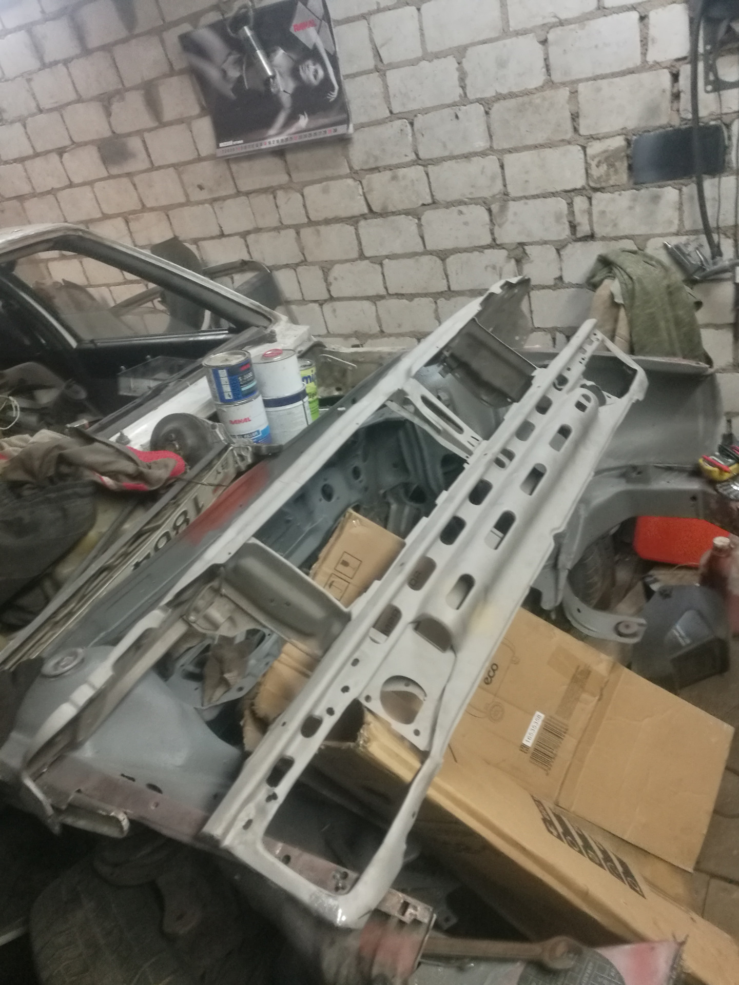 Пескоструйная обработка — Audi 80 (B2), 2,2 л, 1985 года | кузовной ...