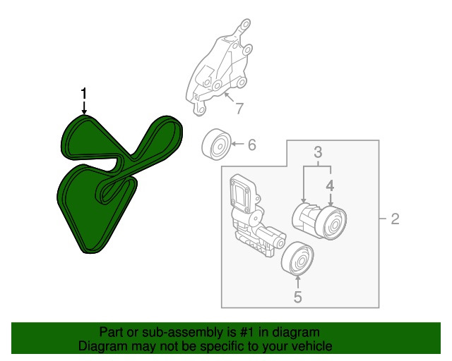 252122G100 ПРИВОДНОЙ РЕМЕНЬ L=105СМ KIA HYUNDAI | Запчасти на DRIVE2