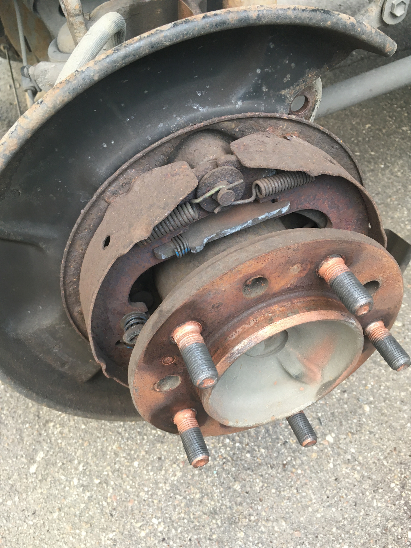 Задние тормоза продолжение — Lexus LX (UZJ100), 4,7 л., 2007 года ...