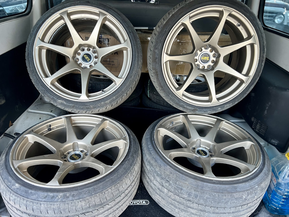 #22. WEDS Blonks R19. Шаги разбора. — Toyota Mark II (110), 2,5 л, 2001 ...