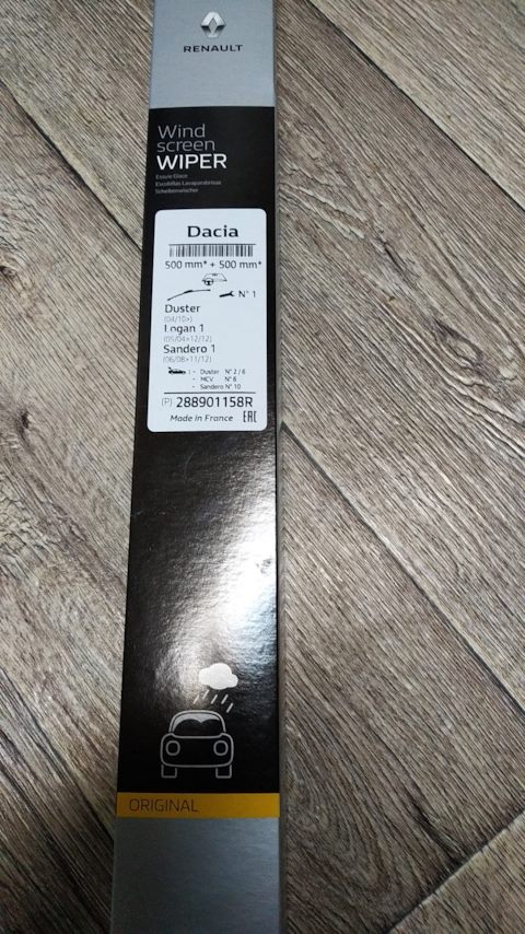 288901158R Комплект щеток стеклоочистителя RENAULT | Запчасти на DRIVE2