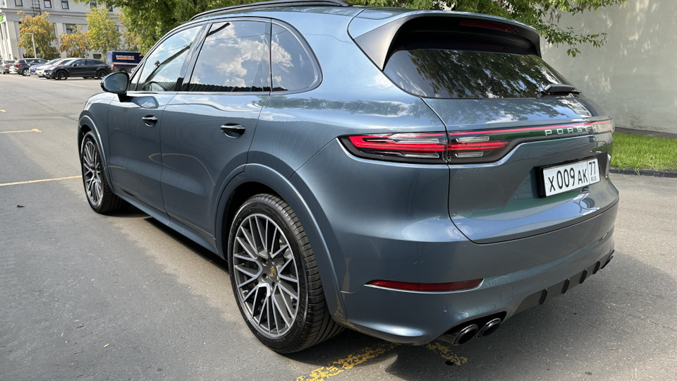 Porsche Cayenne (3G) 3.0 бензиновый 2018 | Biscay Blue на DRIVE2