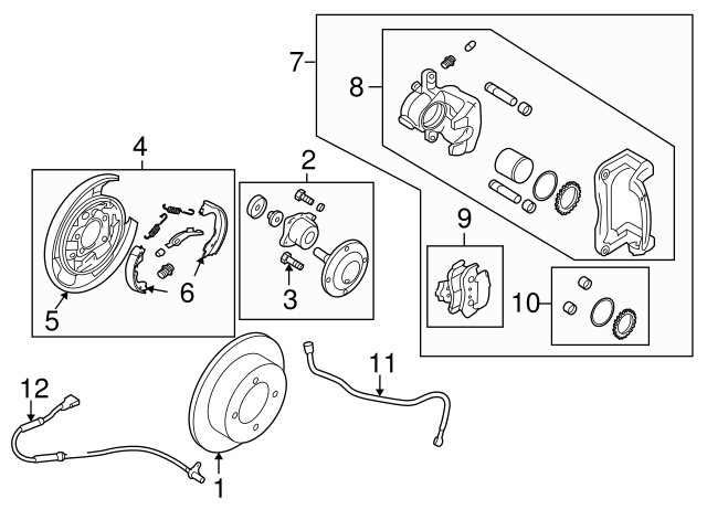 583021FA50 КОМПЛЕКТ ТОРМОЗНЫХ КОЛОДОК 4ШТ KIA HYUNDAI | Запчасти на DRIVE2