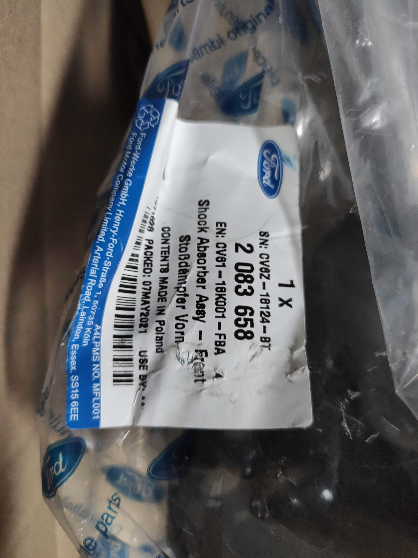 Передние амортизаторы, давай до свидания! — Ford Escape (3G), 2,5 л ...