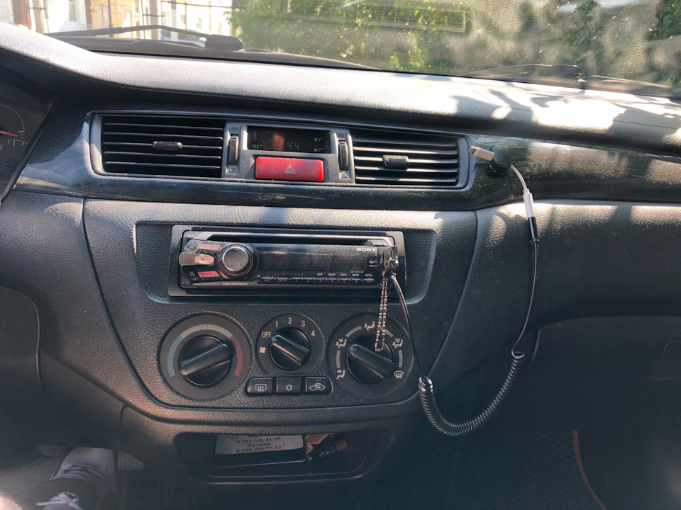 авто магнитола TAYES X 1 — Mitsubishi Lancer IX, 1,6 л, 2004 года ...