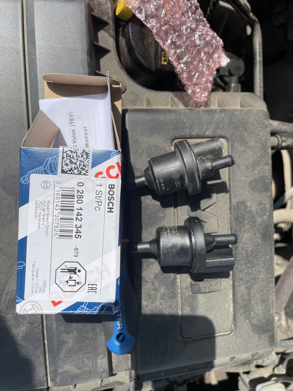 0280142345 клапан вентиляции топливного бака BOSCH | Запчасти на DRIVE2