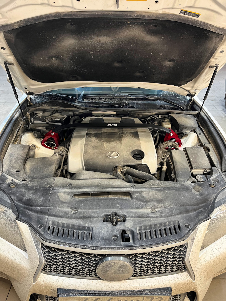 #17 — Распорка BLITZ — Lexus GS (L10), 3,5 л, 2014 года | тюнинг | DRIVE2