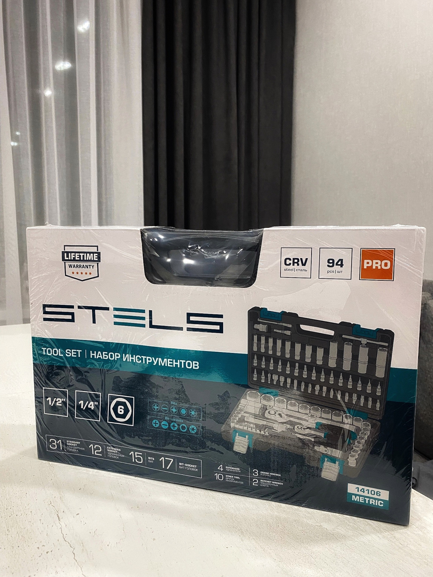 Набор инструментов STELS 94 предмета (14106) — Ford Focus ST II, 2,5 л, 2008 года | своими ...