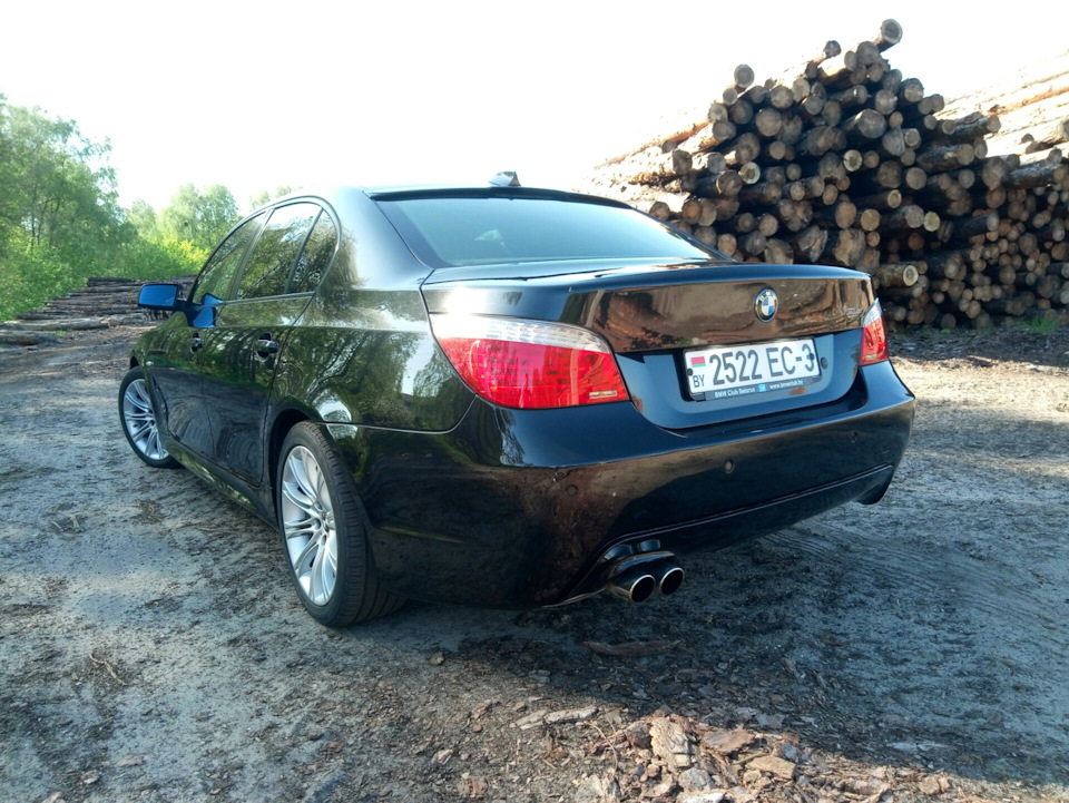 Задний м тех бампер, порожки — BMW 5 series (E60), 3 л, 2004 года ...