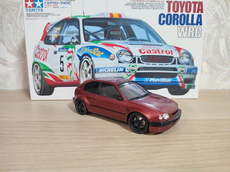 Моделька — Toyota Corolla (110), 1,6 л, 1998 года | другое | DRIVE2