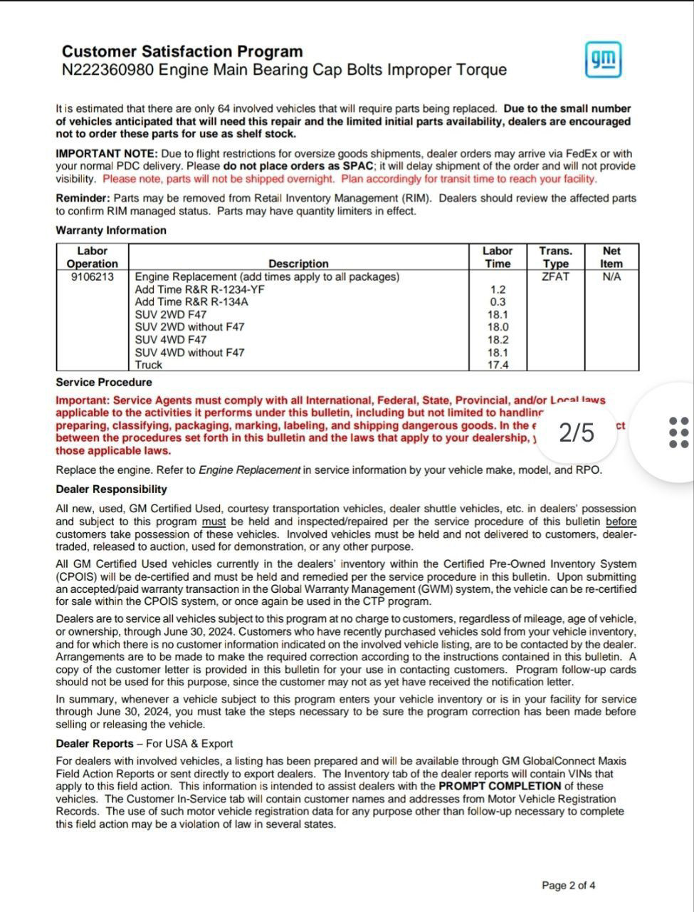 Нашлась причина смерти моторов 6.2 Cadillac Escalade 2022! — Cadillac ...