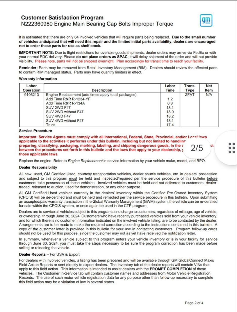 Нашлась причина смерти моторов 6.2 Cadillac Escalade 2022! — Cadillac ...