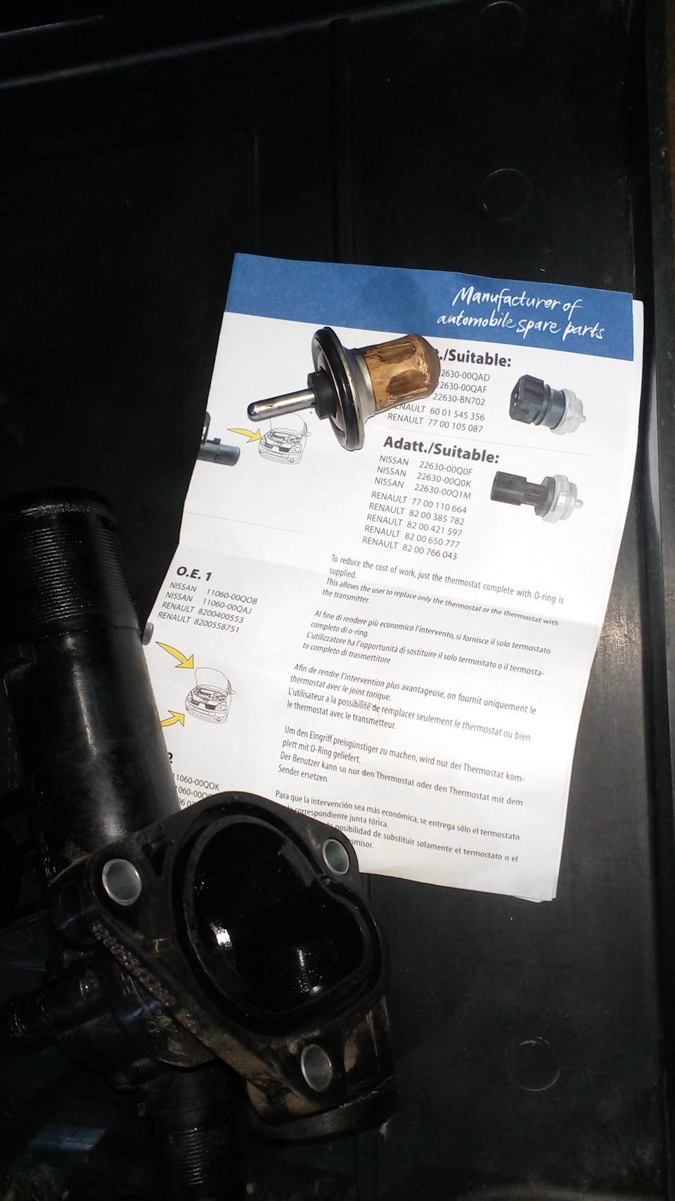 Зимой на одном делении указателя t° — Renault Megane III, 1,5 л, 2010 ...