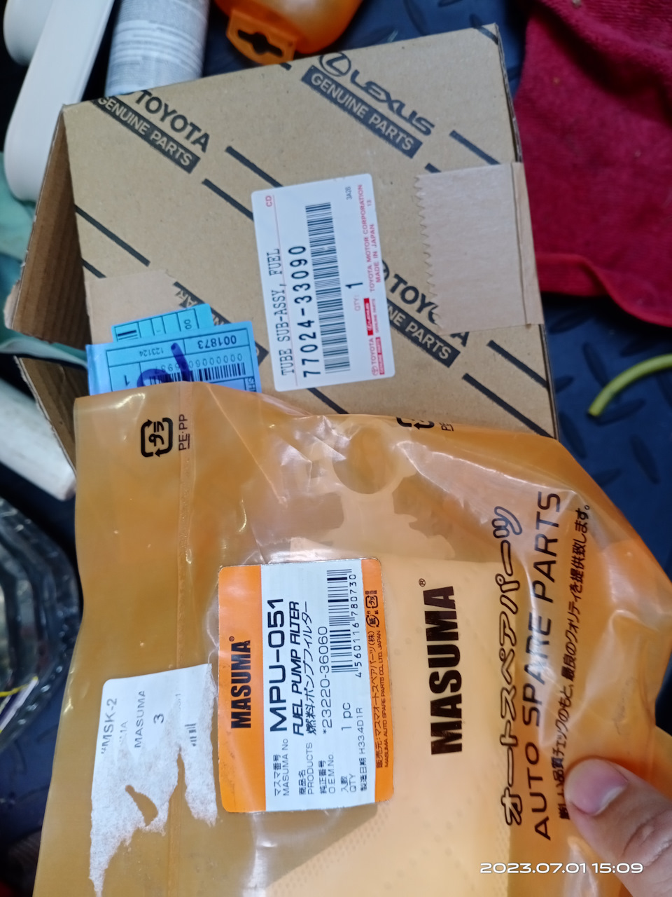 7702433090 Фильтр топливный Toyota Camry TOYOTA LEXUS | Запчасти на DRIVE2