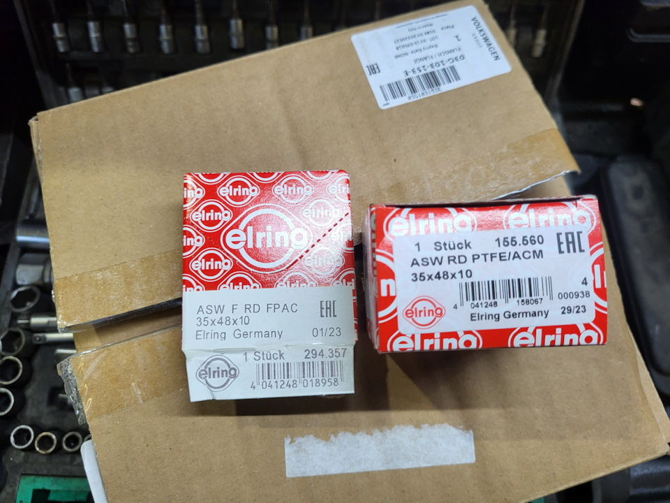 Замена сальника и крышки коленвала 03G 103 153 B — Audi Q5 (1G), 2 л ...