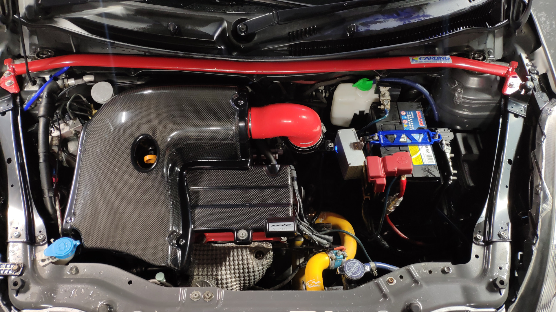 Карбоновый впуск MSE from Japan 🇯🇵 — Suzuki Swift (3G), 1,6 л, 2014 ...