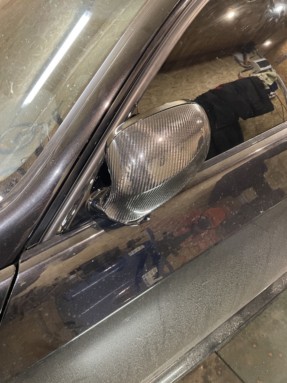 Зеркала рест + карбоновые накладки — BMW 3 series (E90), 2,5 л, 2007 ...
