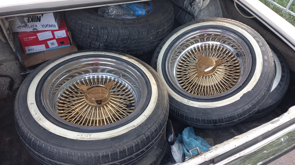 Спицевые диски на Волгу. Dayton Wire Wheel — ГАЗ 2410, 2,4 л, 1987 года ...