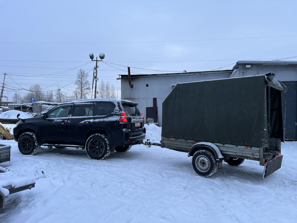 Первый тест фаркопа — Toyota Land Cruiser Prado 150-series, 2,8 л, 2018 ...