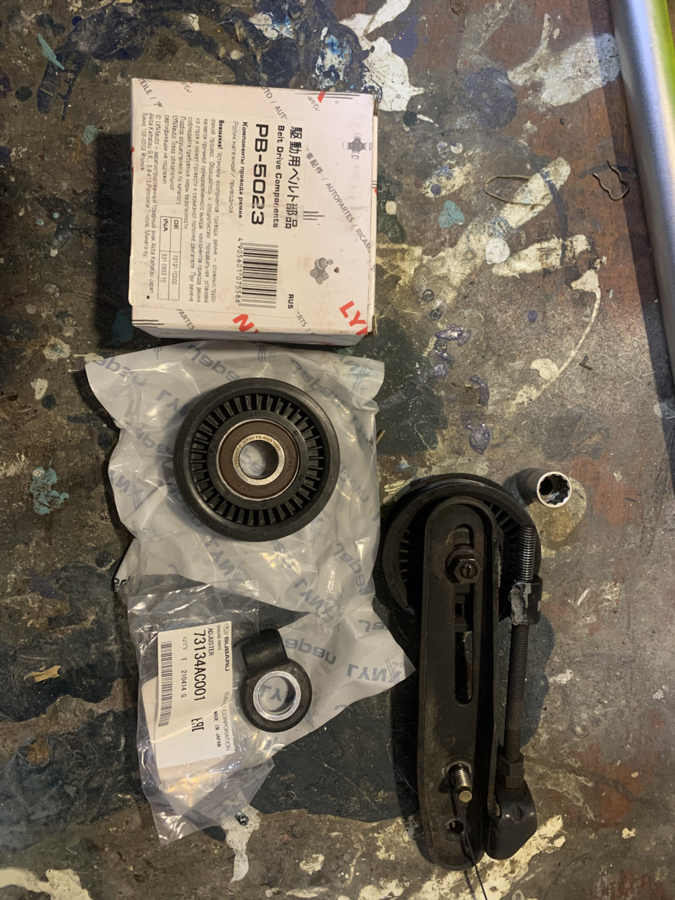 73134AC001 Ролик навесного оборудования Forester(SF/G)2.0-2.5/Impreza ...