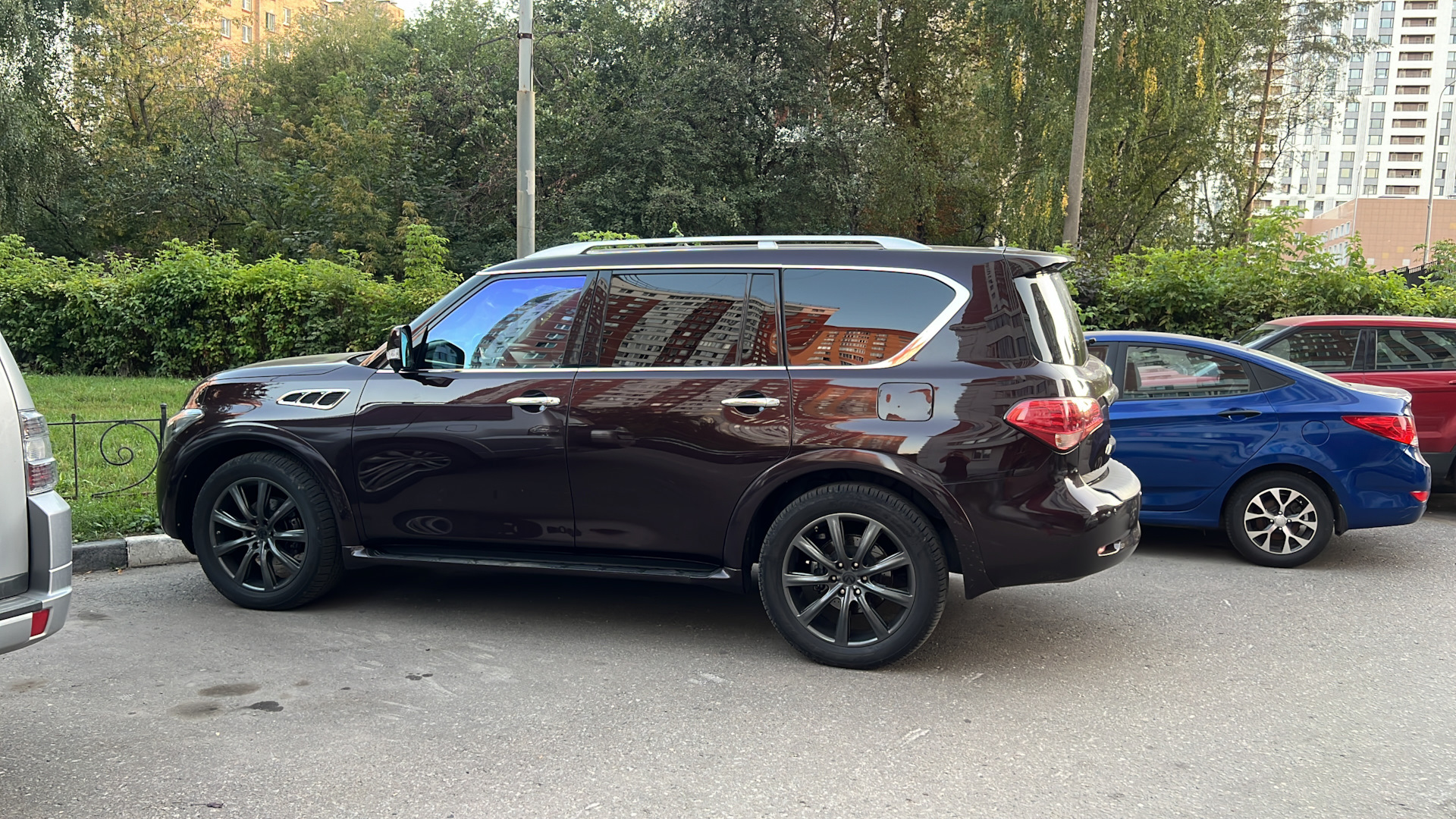 Вскрытие лобовин — Infiniti QX56 (2G), 5,6 л, 2012 года | своими руками ...