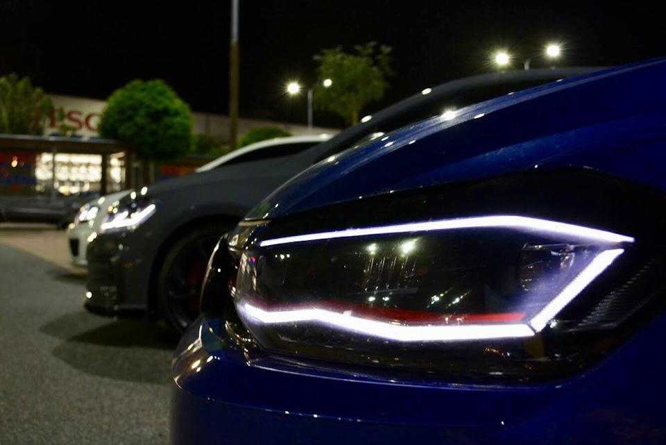 Фото по вечеру TCR, Polo GTI — Volkswagen Golf R Mk7, 2 л, 2016 года ...