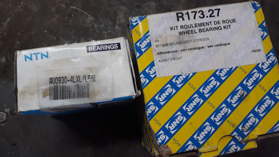 Подшипник ступицы передний — Mitsubishi Lancer X, 1,8 л, 2008 года ...